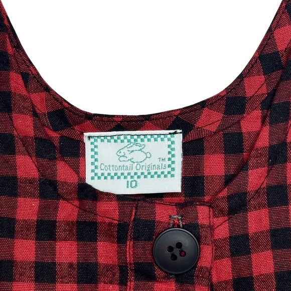 Vintage | Dresses | Vintage Cottontail Originals Checkered Dress 8s90s ...